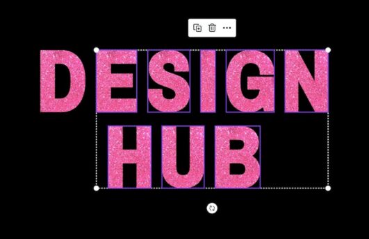 How To Make Glitter Letters in Canva - Design Hub