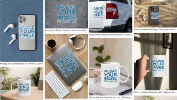 7 Best Sticker Mockup Generators (Free & Paid) - Design Hub