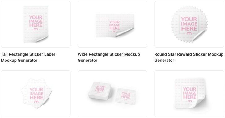 7 Best Sticker Mockup Generators (Free & Paid) - Design Hub