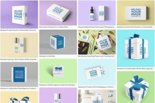 30+ Free Box Mockups (Online & PSD Templates)