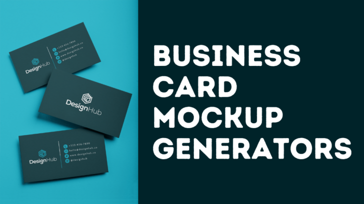 7 Best Business Card Mockup Generators (Free & Paid)