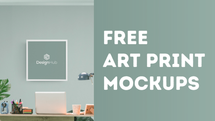 30+ Free Art Print Mockups (Online & PSD Templates)