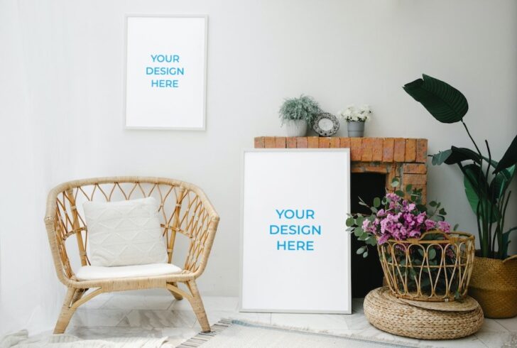 30+ Free Art Print Mockups (Online & PSD Templates)