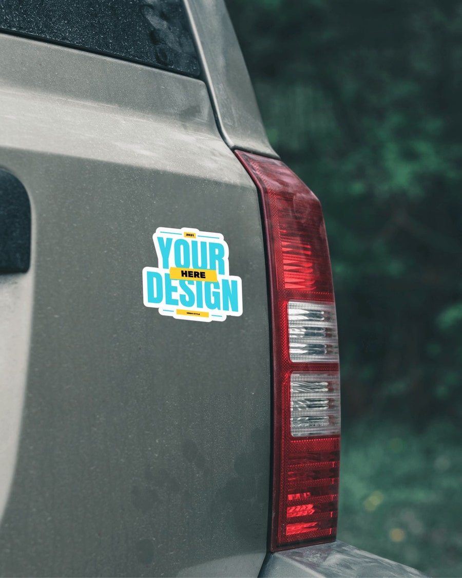 30+ Free Sticker Mockups (Online & PSD Templates)