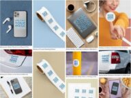 30+ Free Sticker Mockups (Online & PSD Templates)