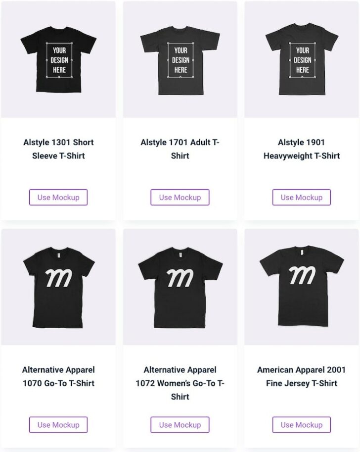 Where To Get Mockups For Print on Demand - Design Hub