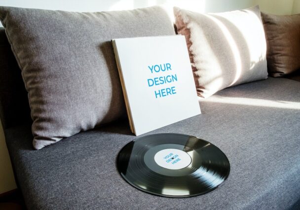 20+ Free Vinyl Mockups (Online & PSD Templates)