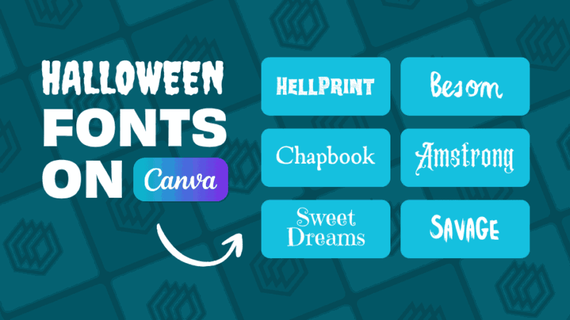 70+ Best Halloween Fonts On Canva (+ Font Pairings)