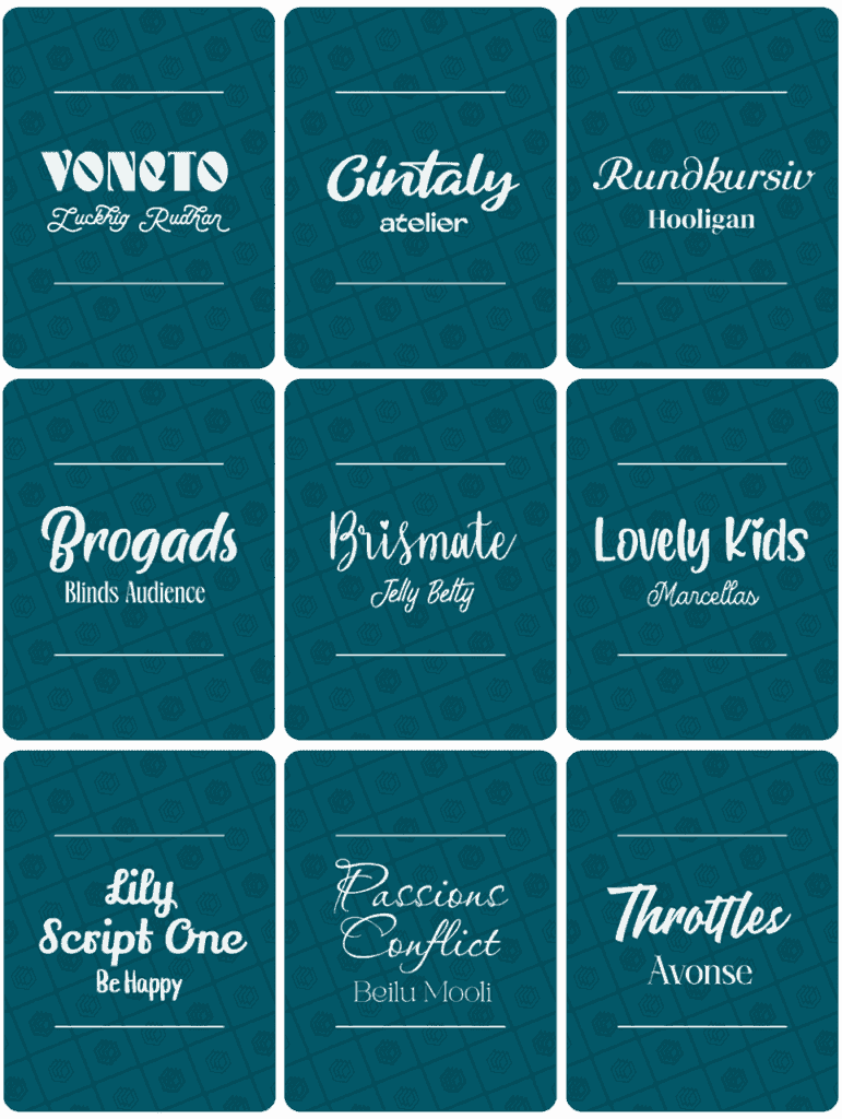 70+ Best Valentine's Day Fonts On Kittl (+ Font Pairings)